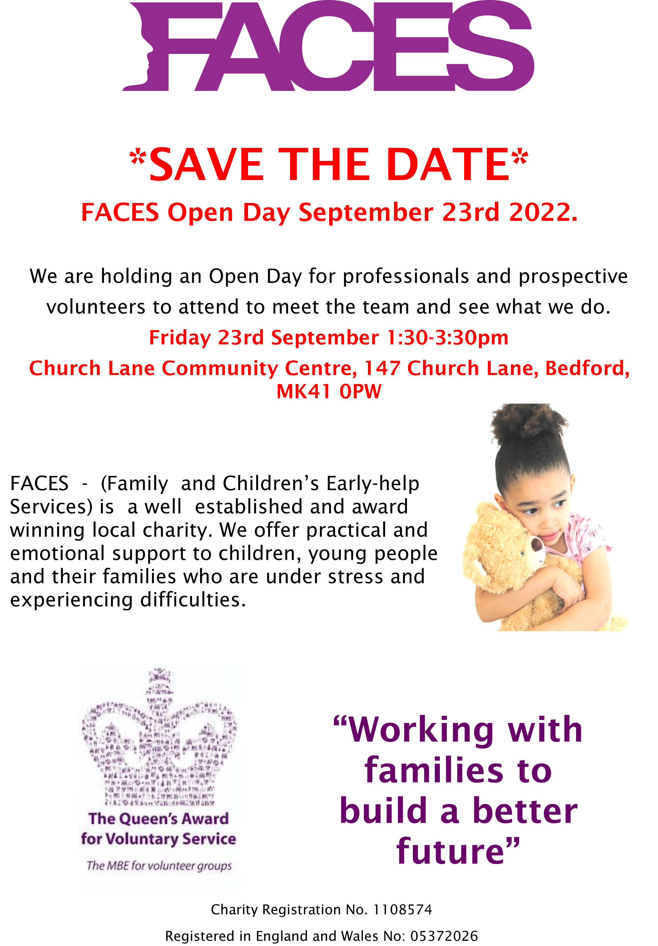 Volunteering Feature: FACES | CVS Bedfordshire
